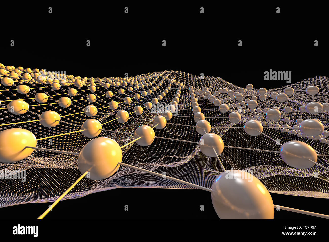 Three Dimensional Rendering Abstract Dots Variable Gradient Background 4245