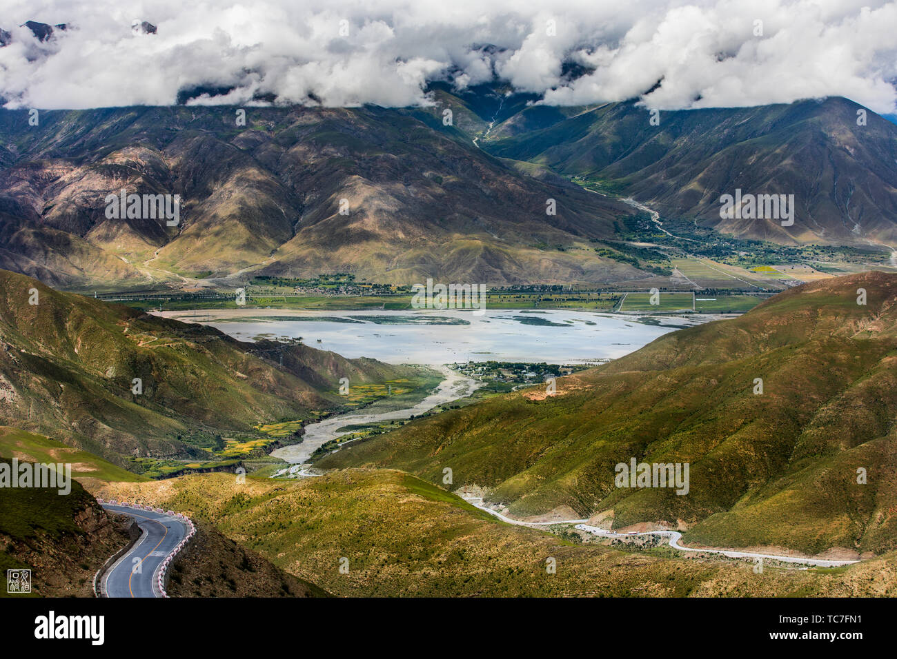 Tibetan scenery all over the world Stock Photo - Alamy