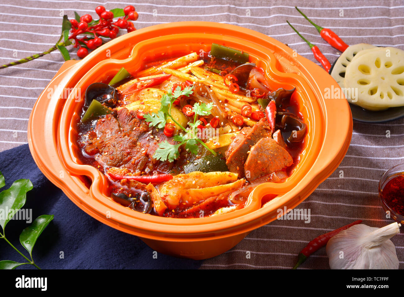 Delicious Hot Pot HD Big Picture Stock Photo - Alamy