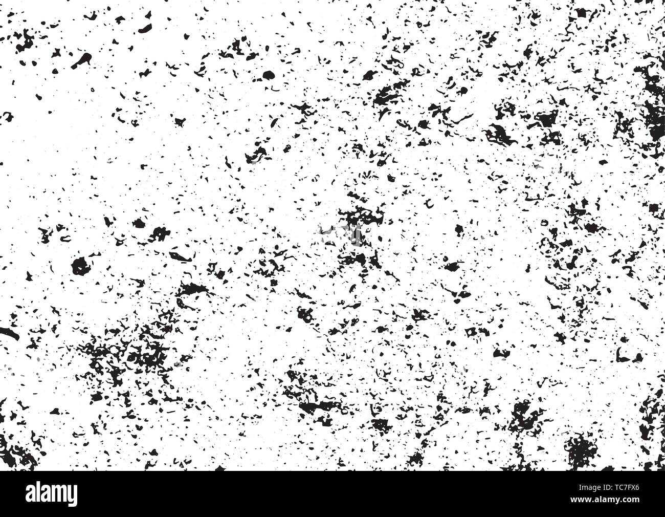 Black and white grunge. Distress overlay texture. Abstract surface dust ...
