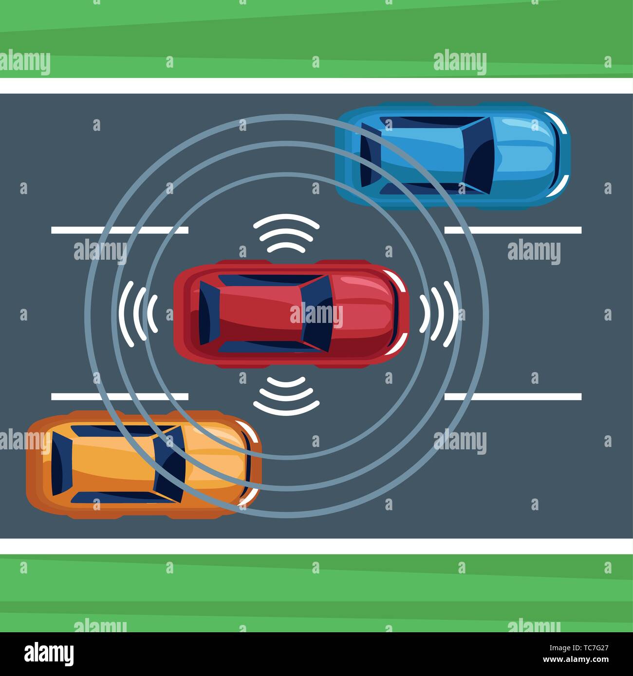 gps location car service concept Stock Vector Image & Art - Alamy