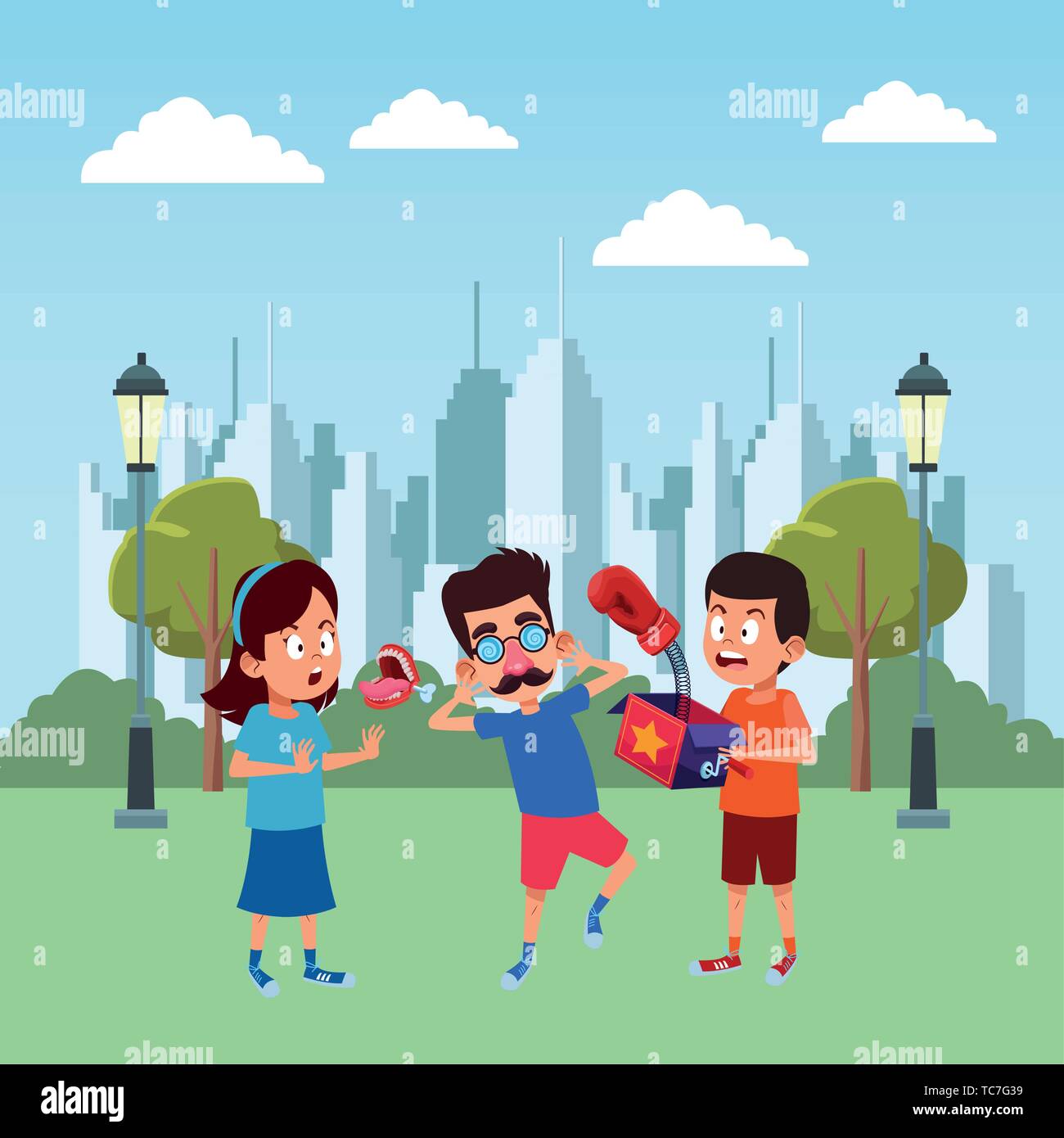 young kids avatar carton character Stock Vector Image & Art - Alamy