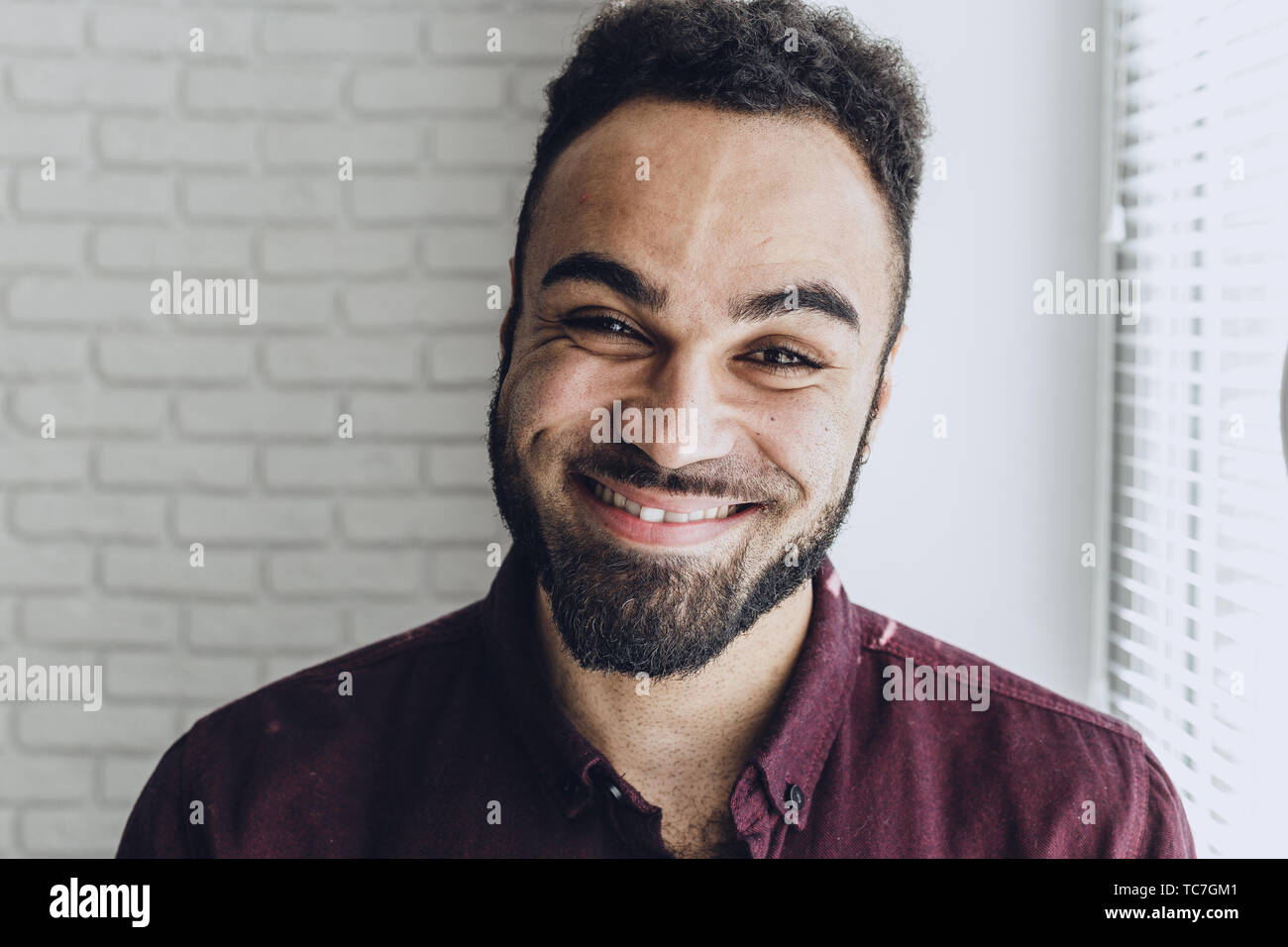 Happy black man Stock Photo - Alamy