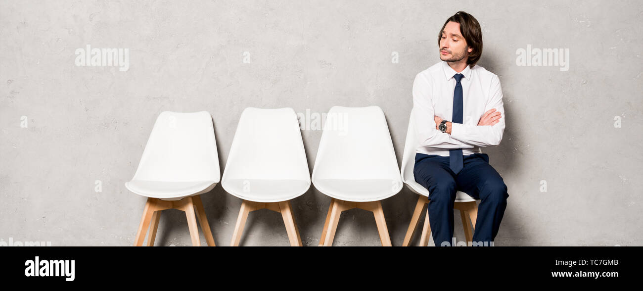 Businessman waiting arms crossed hi-res stock photography and images ...
