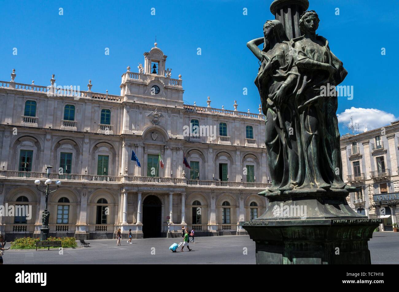 University of Catania, Catania, Sicily, Italy Stock Photo - Alamy