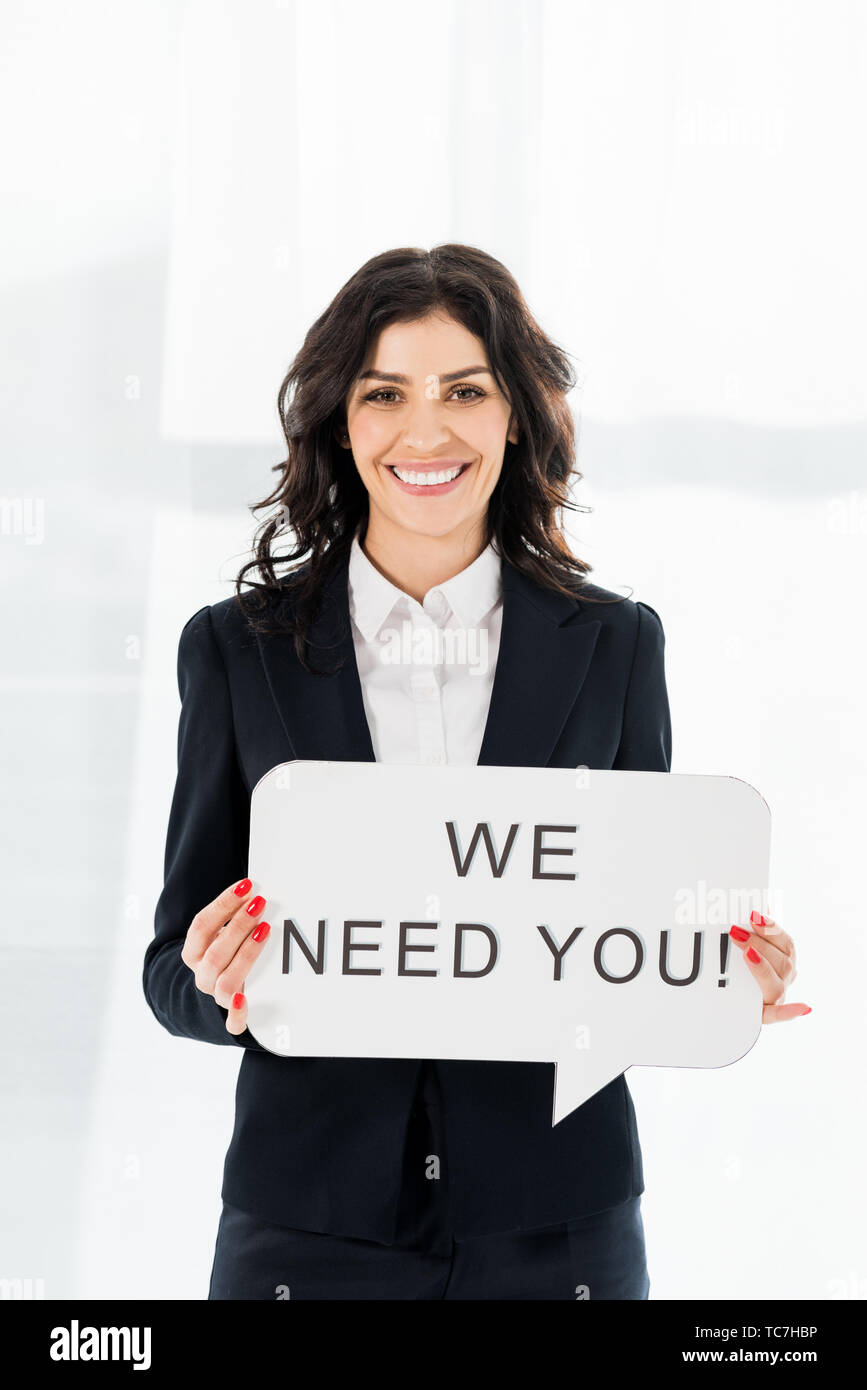 We need you lettering hi-res stock photography and images - Alamy