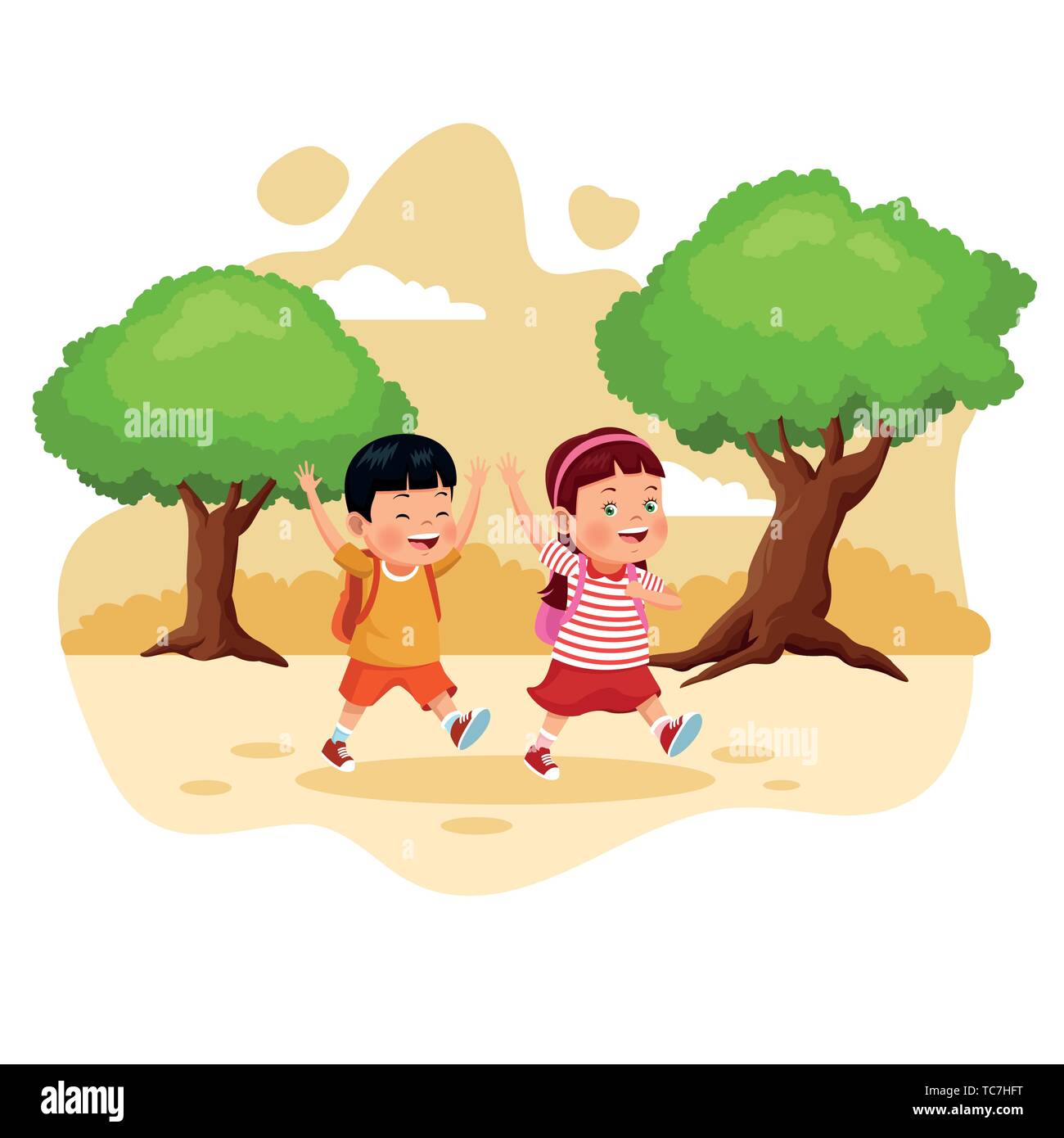 Field trip Stock Vector Images - Alamy