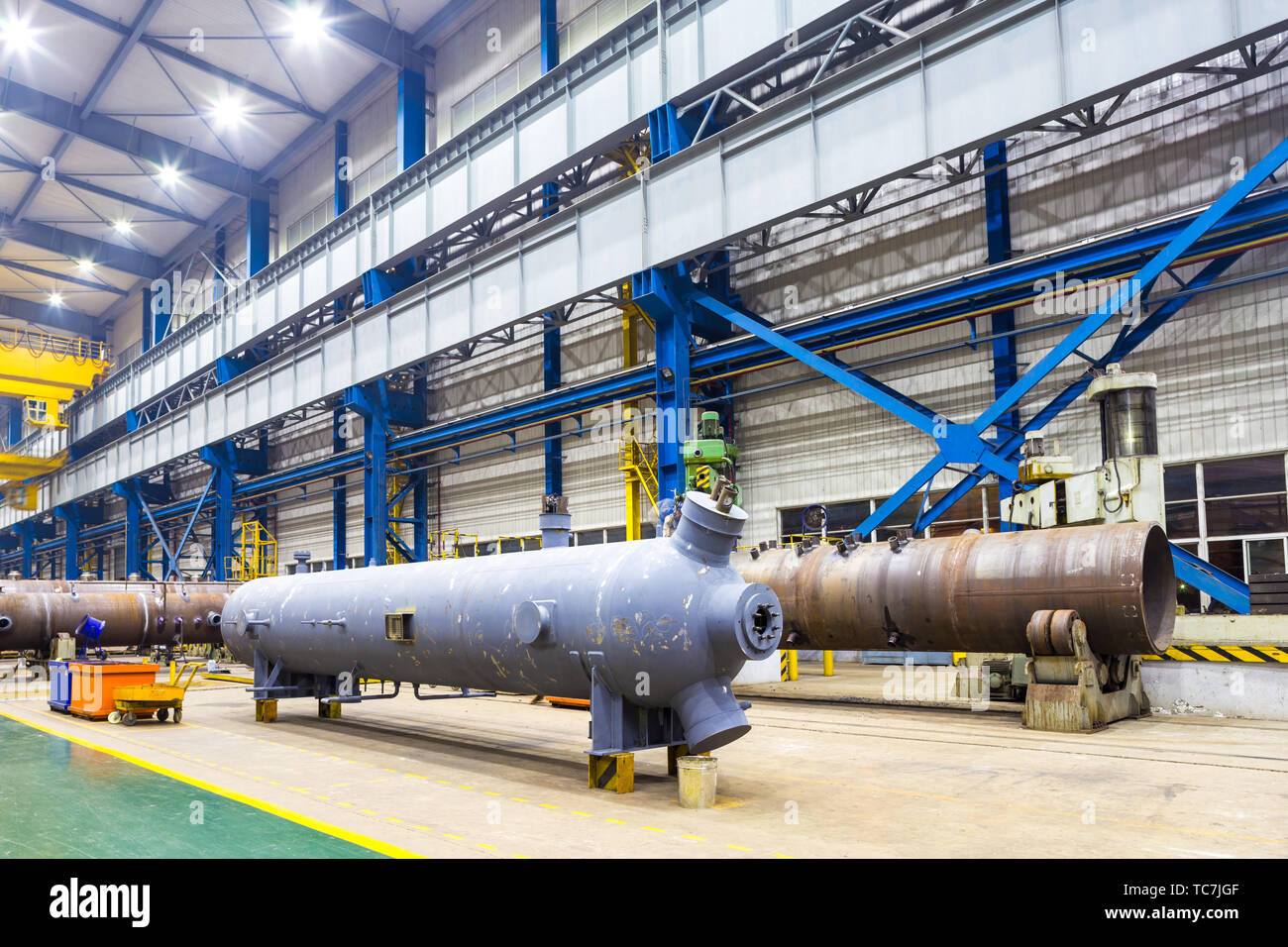 Interior of factory workshop Stock Photo - Alamy