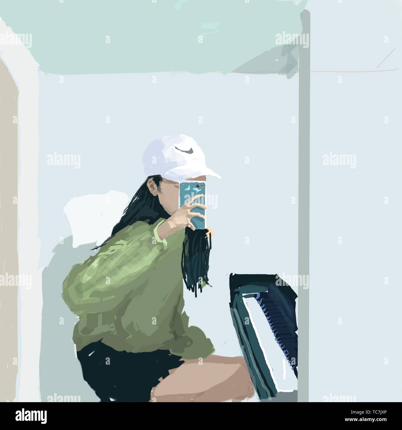 Draw the picture Stock Photo - Alamy