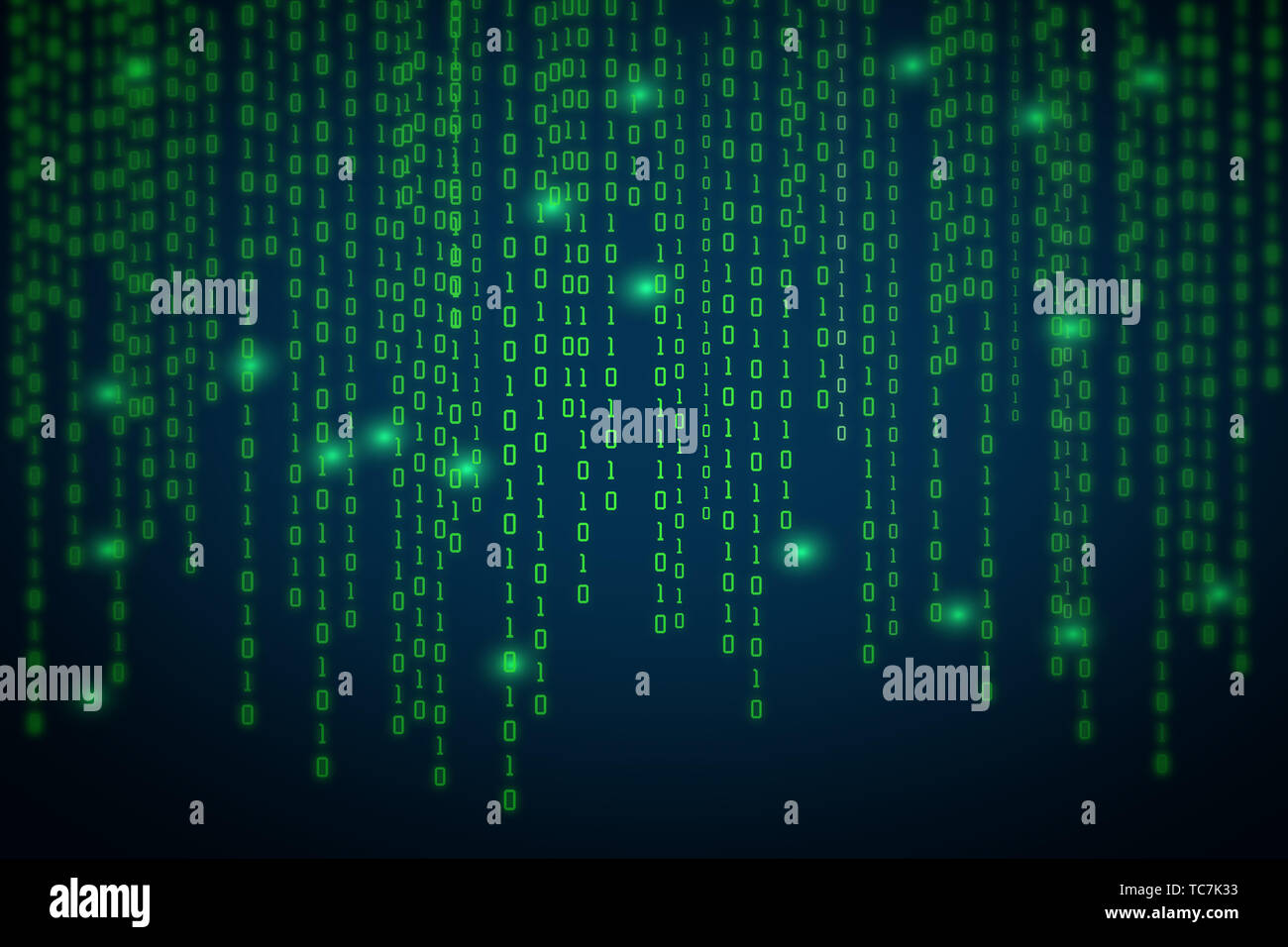 Digital matrix background for binary codes 0 and 1 Stock Photo - Alamy