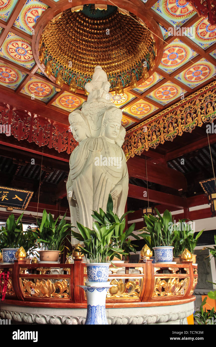 Shanghai Zhenru Temple Stock Photo - Alamy