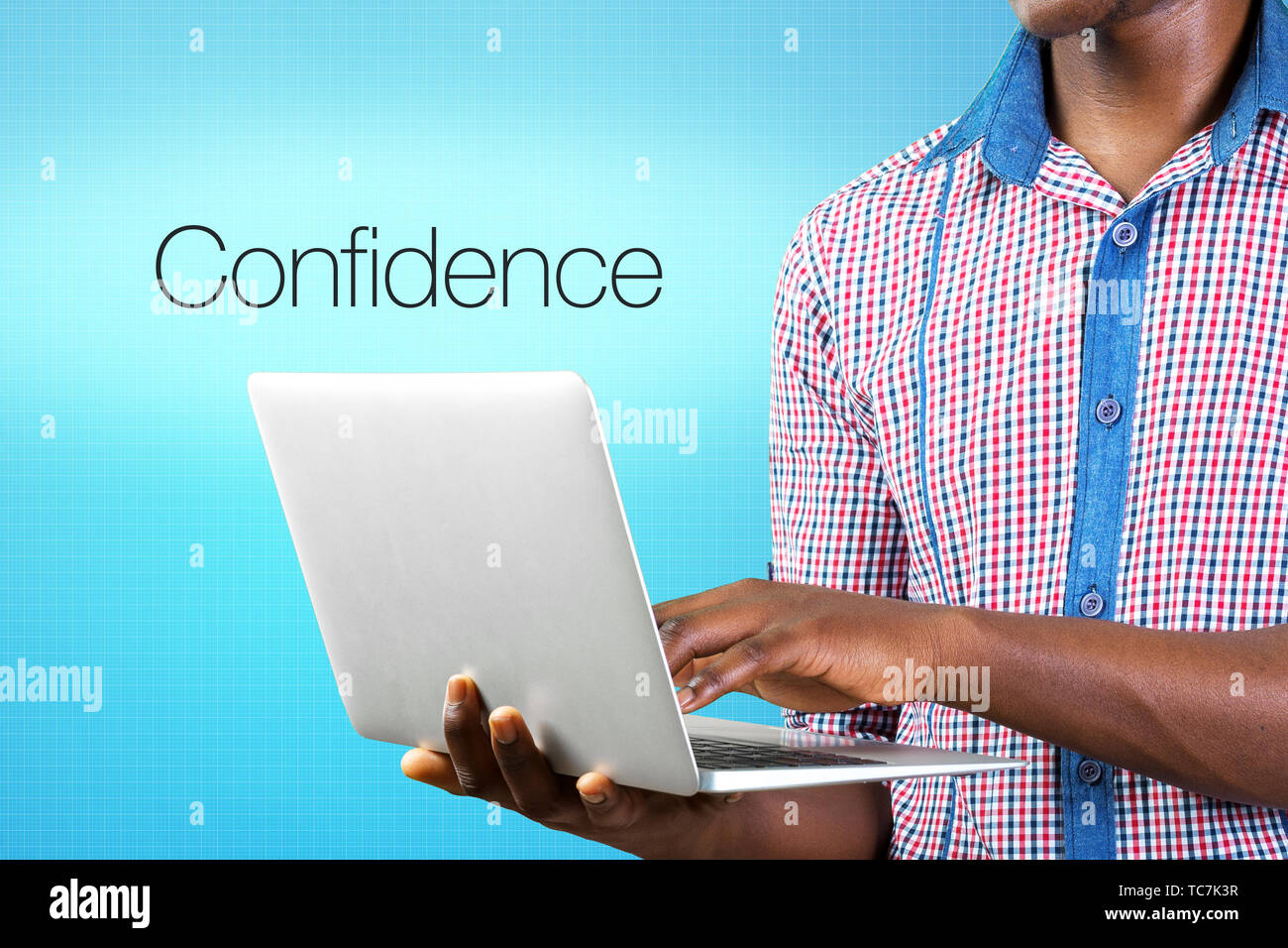 CONFIDENCE Concept Word Stock Photo - Alamy