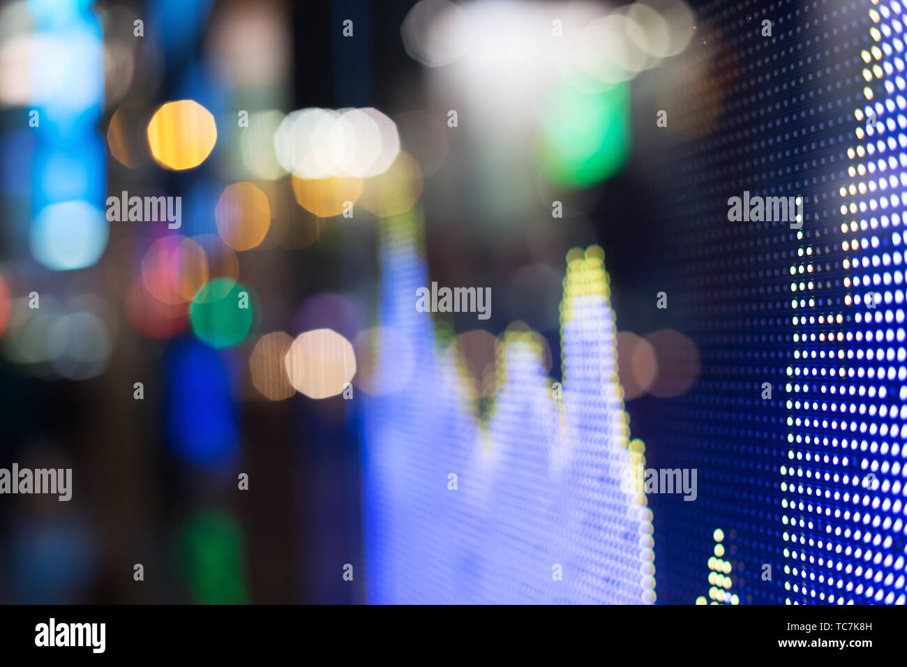 Display of Stock Market quotes Stock Photo - Alamy