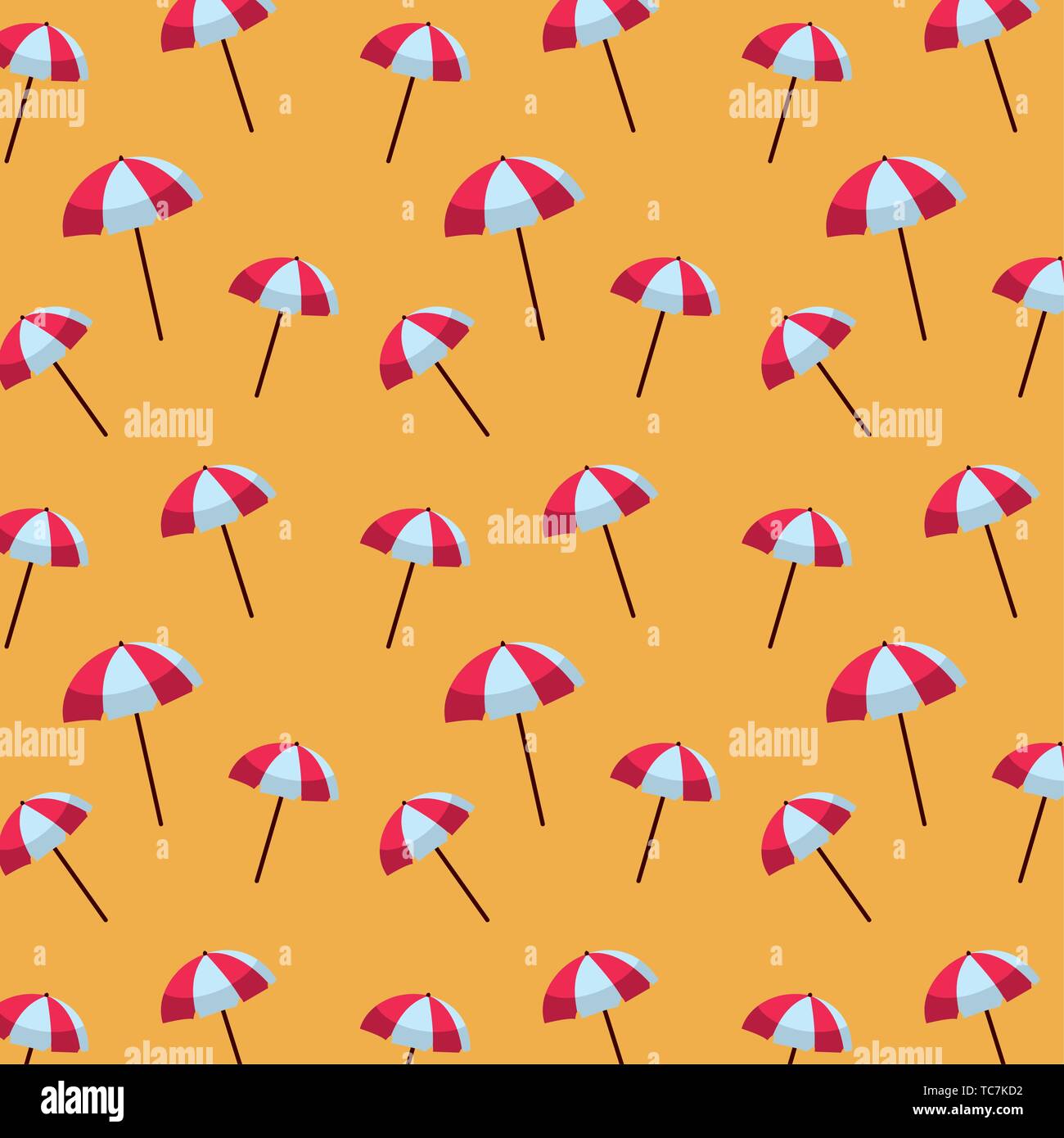 Beach umbrella pattern background Stock Vector Image & Art - Alamy