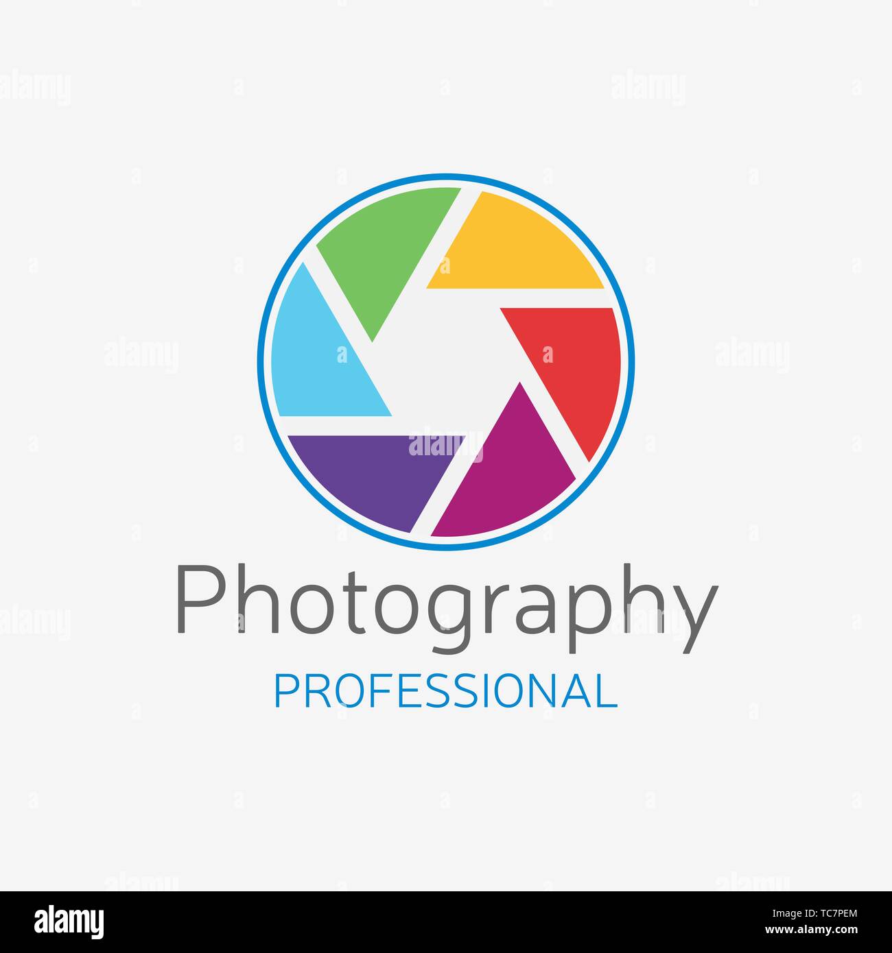 Camera shutter logo hi-res stock photography and images - Alamy