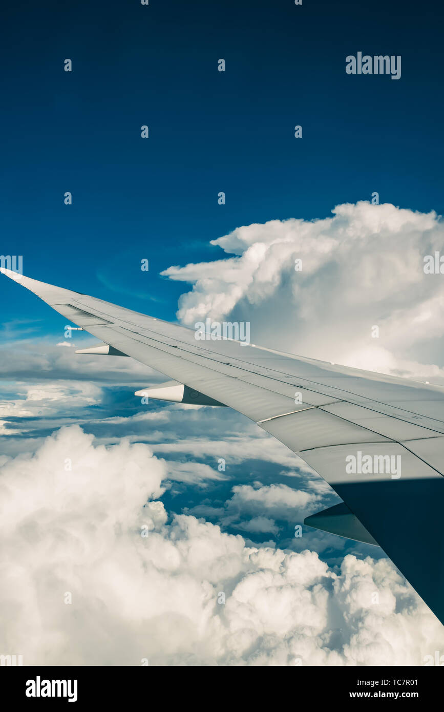 Aircraft in high altitude flight Stock Photo - Alamy