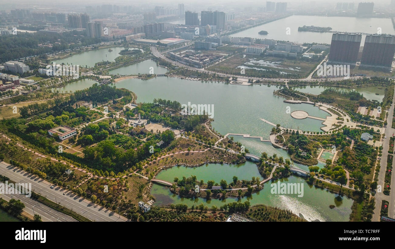 Scenery of Shangqiu Sui County, Henan Province in October 2018 Stock ...