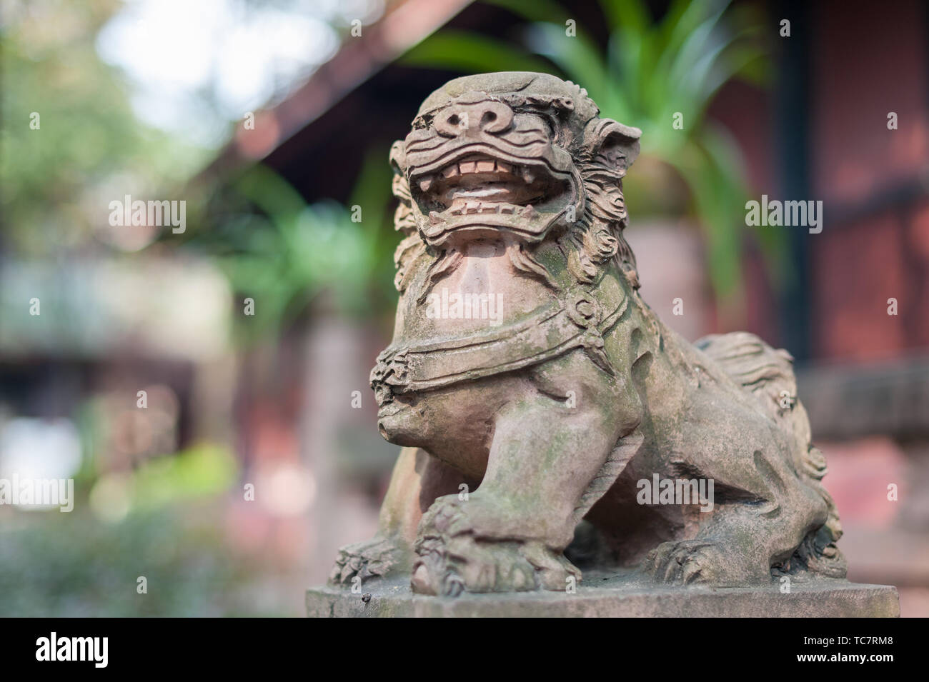 Kirin stone carving Stock Photo - Alamy