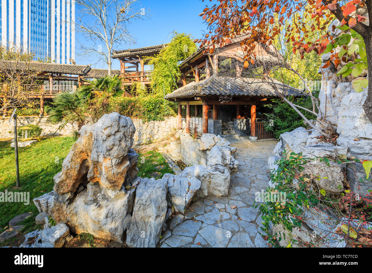 Guizhen Garden Landscape Stock Photo - Alamy