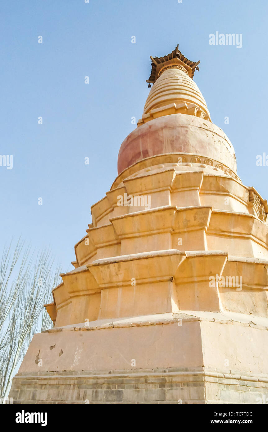 Baimata, the ancient city of Shazhou, Dunhuang, Gansu Province Stock ...