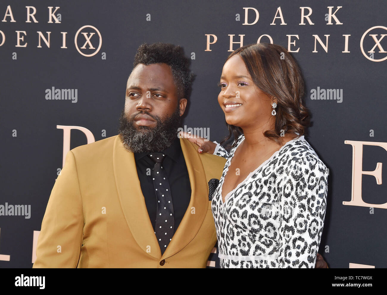 HOLLYWOOD, CA - JUNE 04: Brittany Packnett (L) and Reginald Cunningham ...