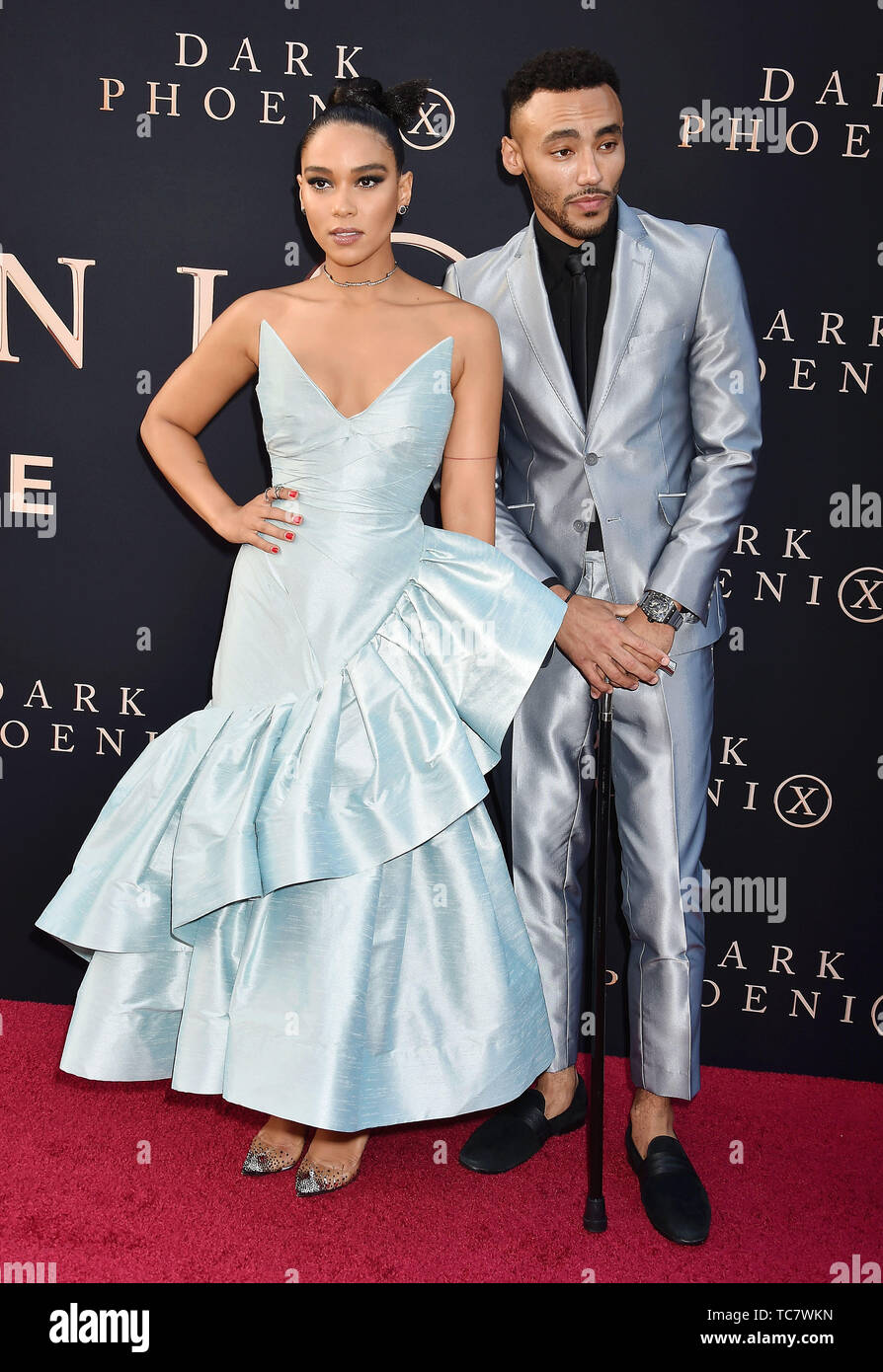 HOLLYWOOD, CA - JUNE 04: Alexandra Shipp (L) and James Shipp arrive at ...