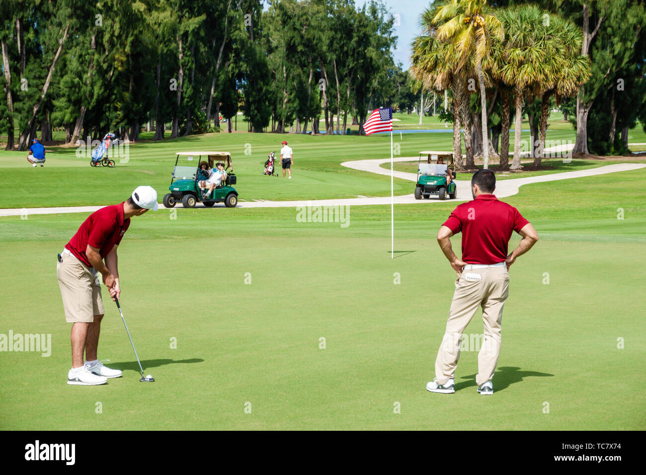 Miami Beach Florida,Normandy Shores Public Golf Club Course,Battle at ...
