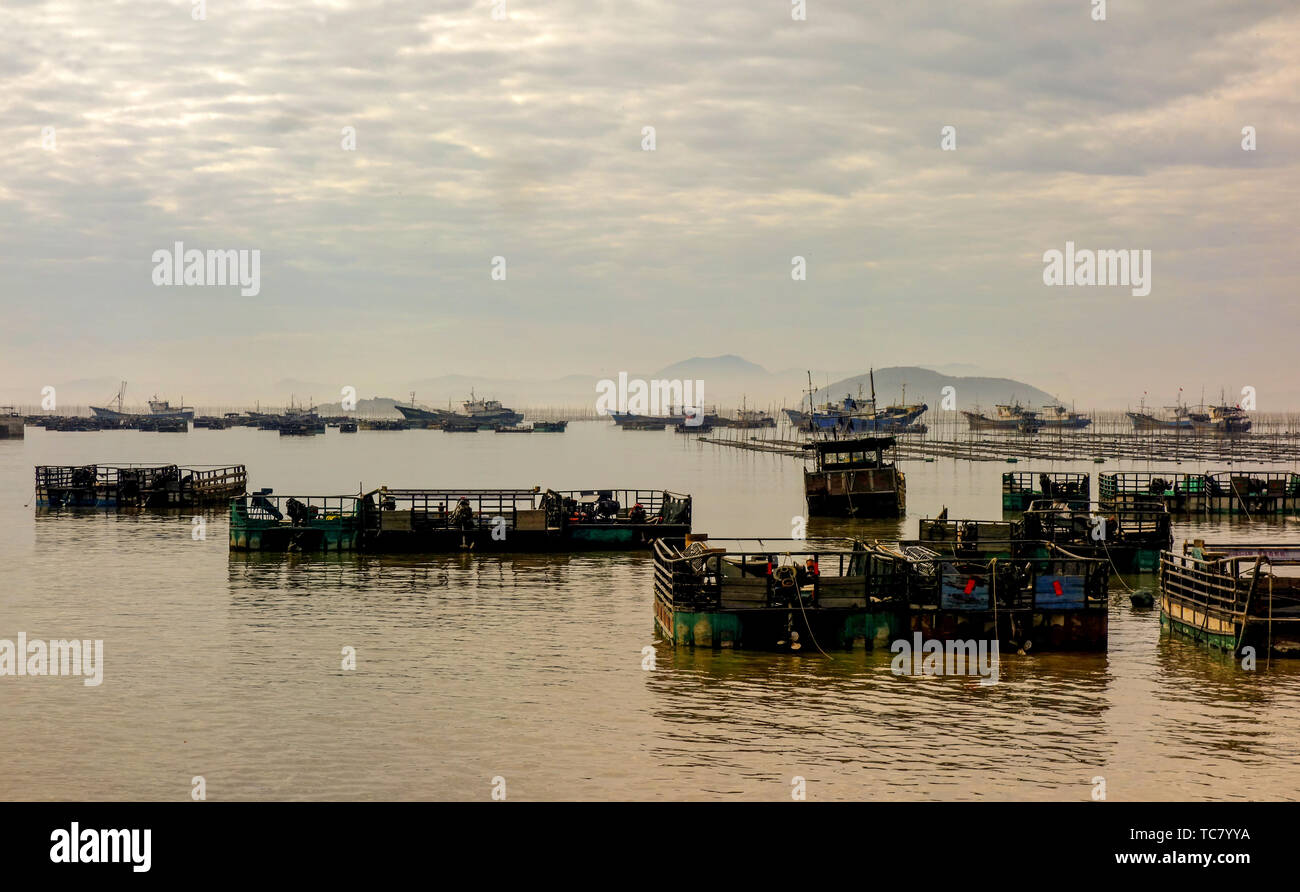 The view of the Xiapu Stock Photo - Alamy