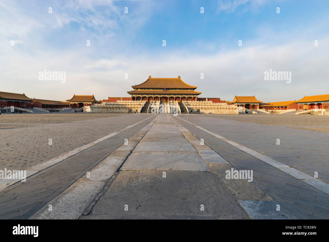 Beijing Imperial Palace Taihe Temple Stock Photo - Alamy