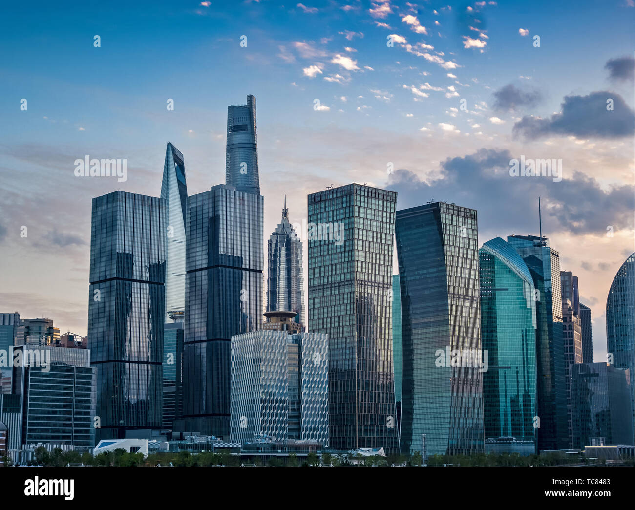 Shanghai Lujiazui skyline Stock Photo - Alamy