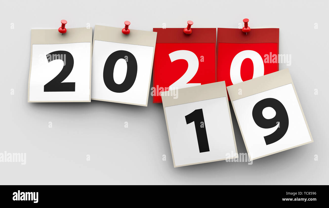 Calendar sheet new year hi-res stock photography and images - Alamy