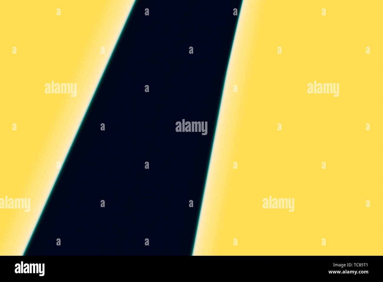 Black line on yellow . Abstract colorful modern background. Vivid ...