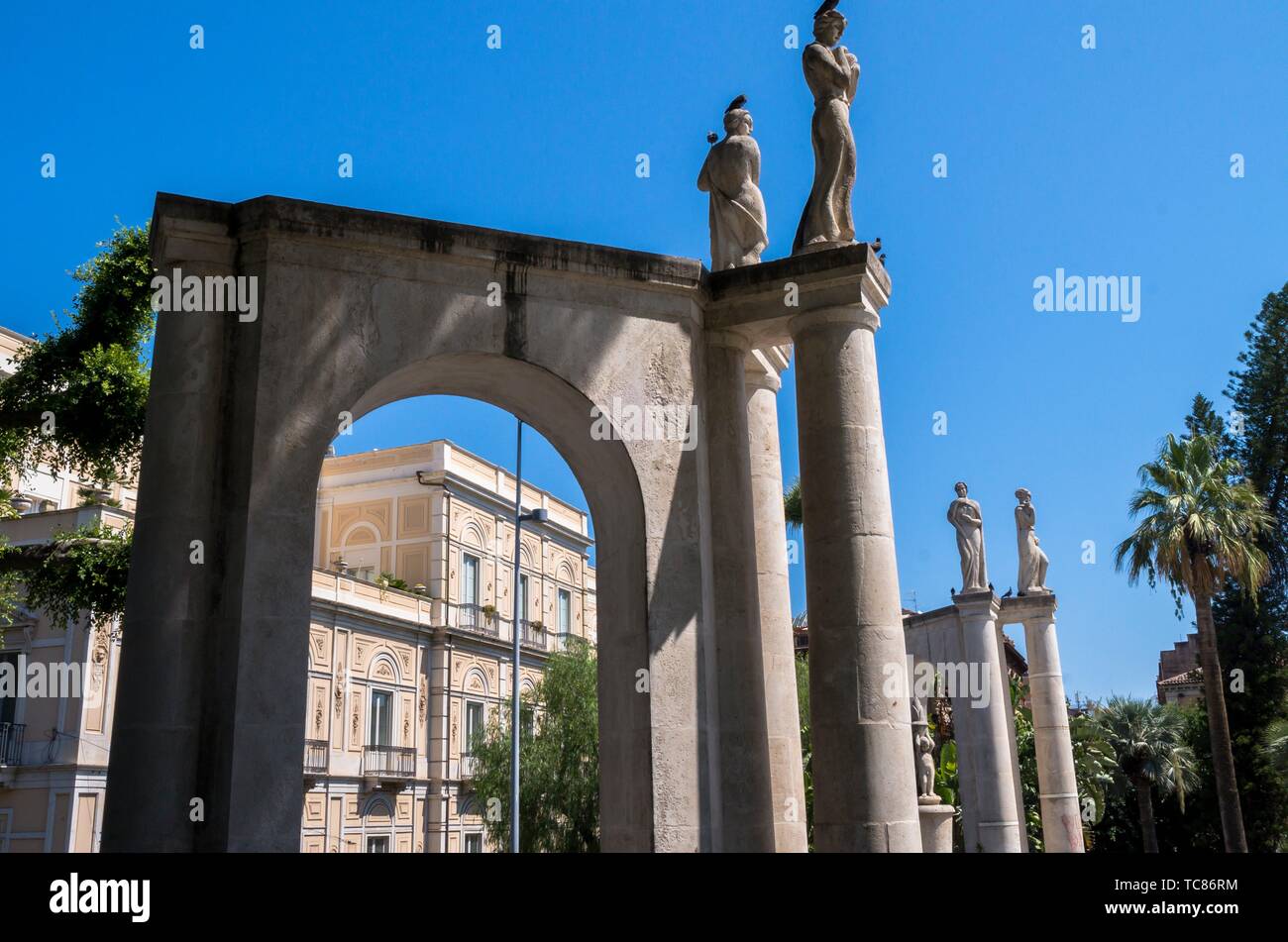 Villa Bellini, Catania, Sicily, Italy Stock Photo - Alamy