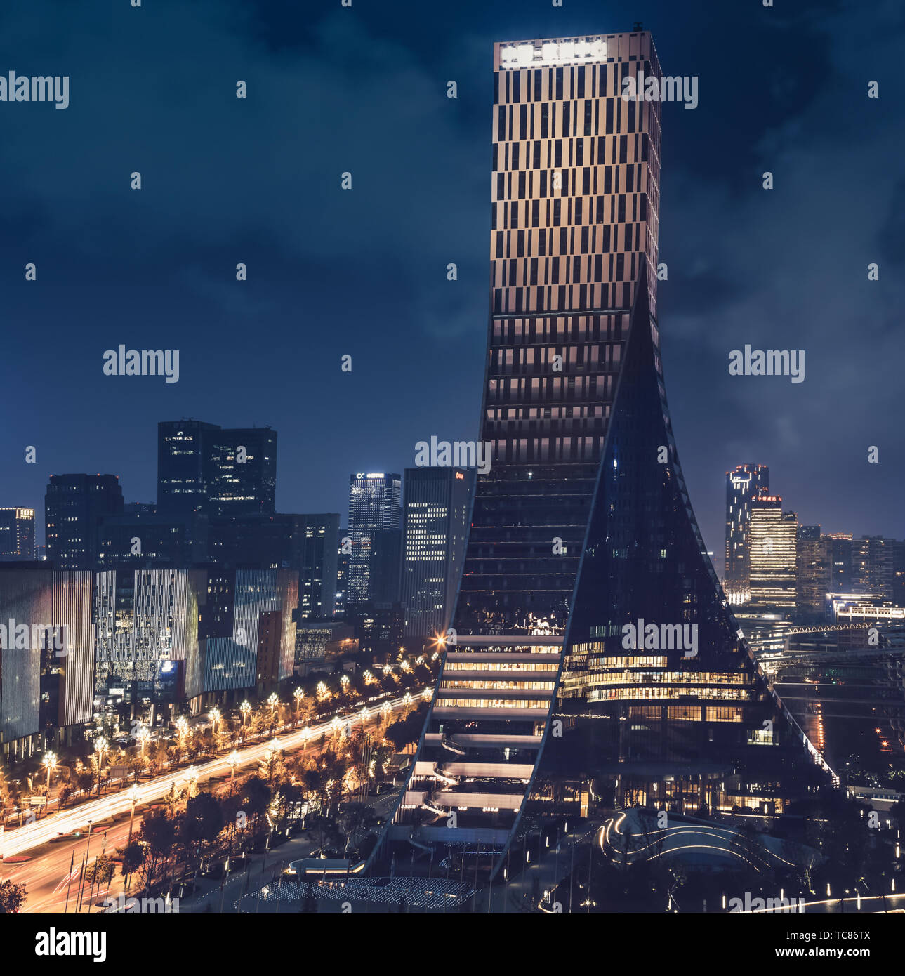 Chengdu European Center Stock Photo - Alamy