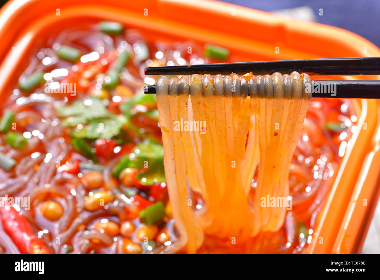 Beef oil spicy hot pot base hi-res stock photography and images - Alamy