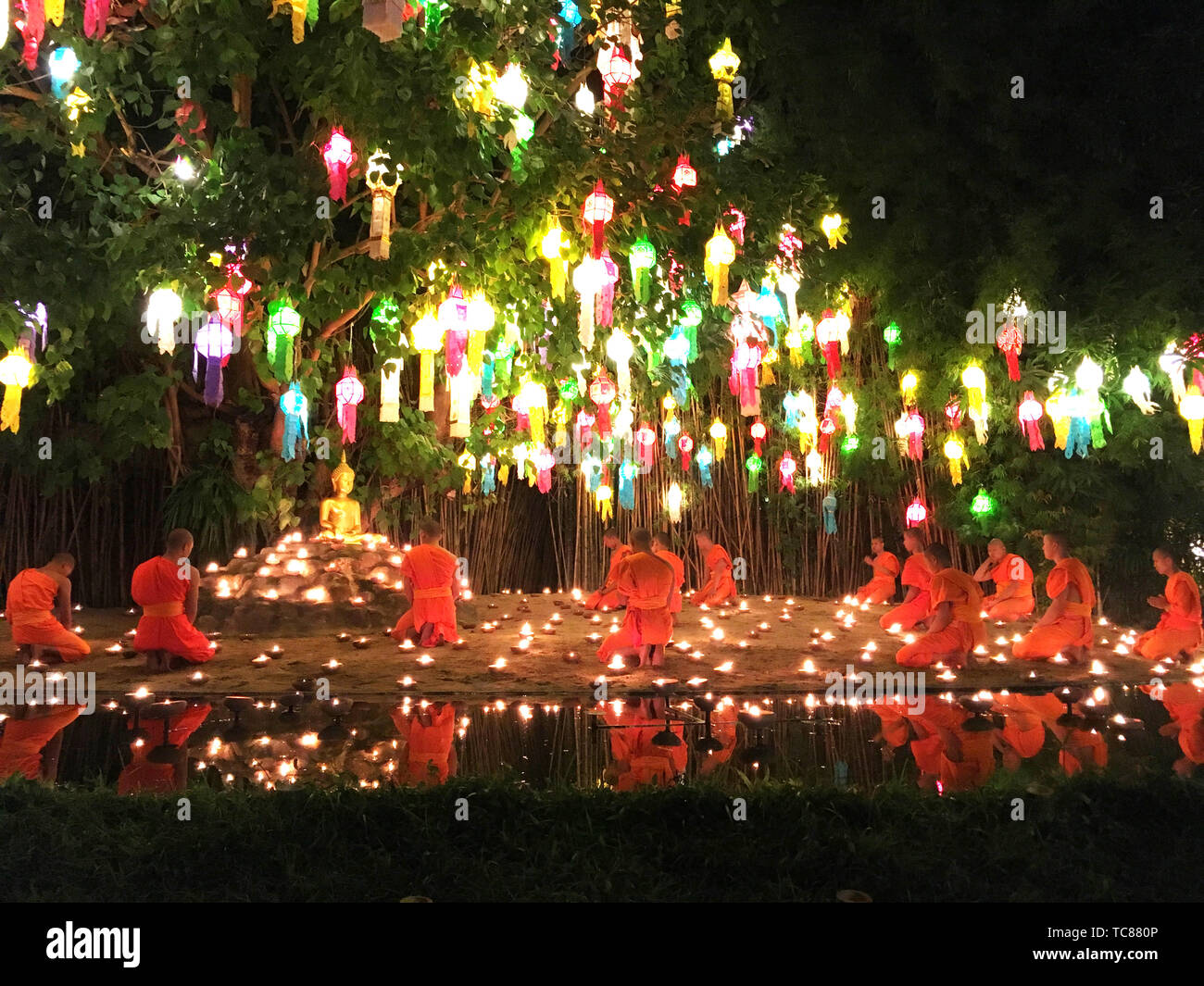 Chinese Lantern Festival Water