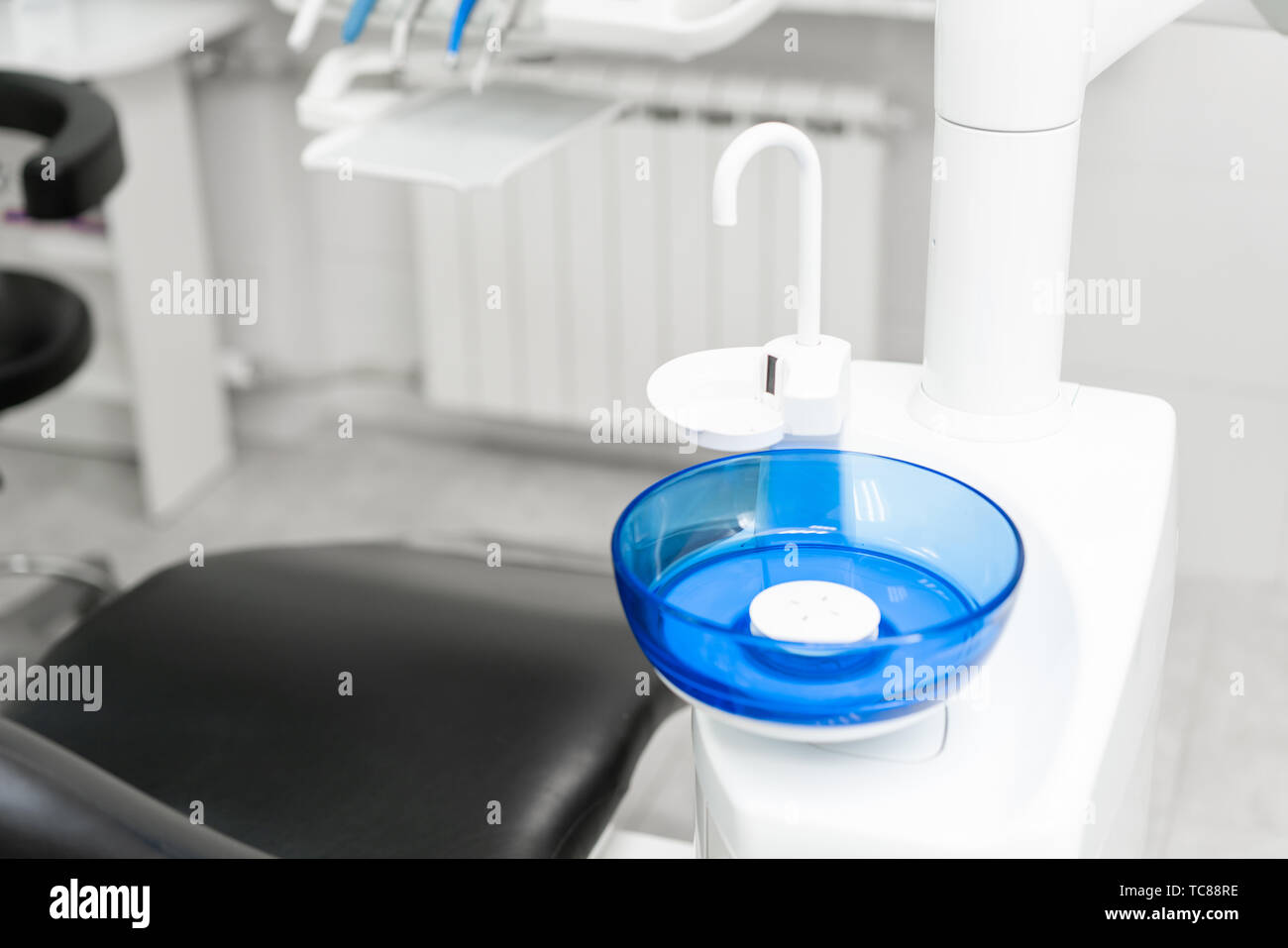 Stomatological instrument in the dentists clinic. Dental work in clinic ...