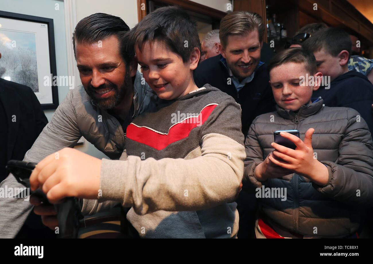 Donald trump jr left hi-res stock photography and images - Alamy