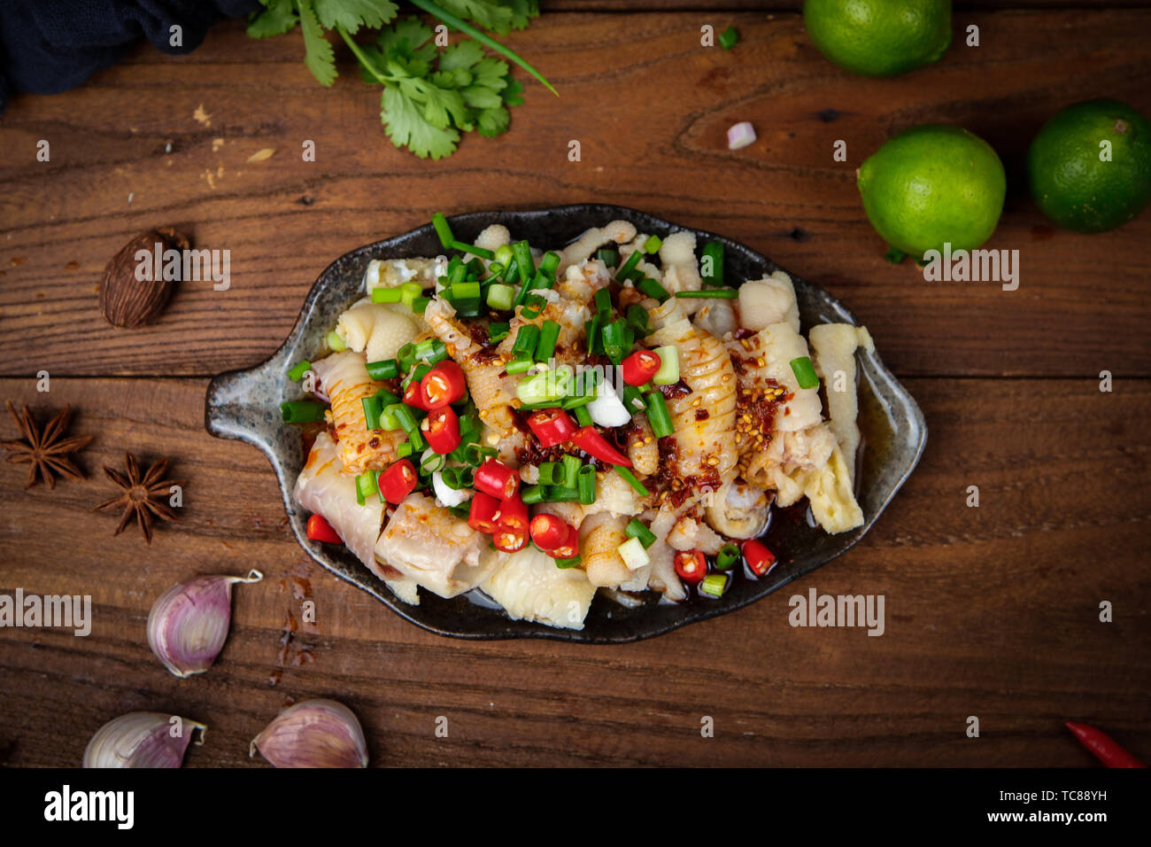 Sichuan cuisine, boneless phoenix claws Stock Photo - Alamy