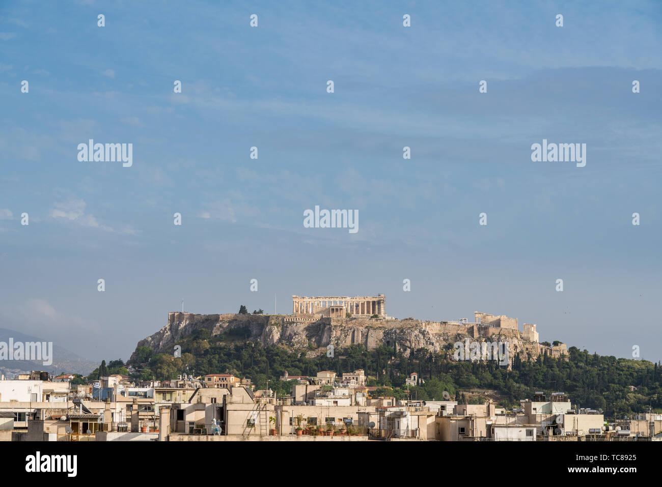 Above athens hi-res stock photography and images - Alamy