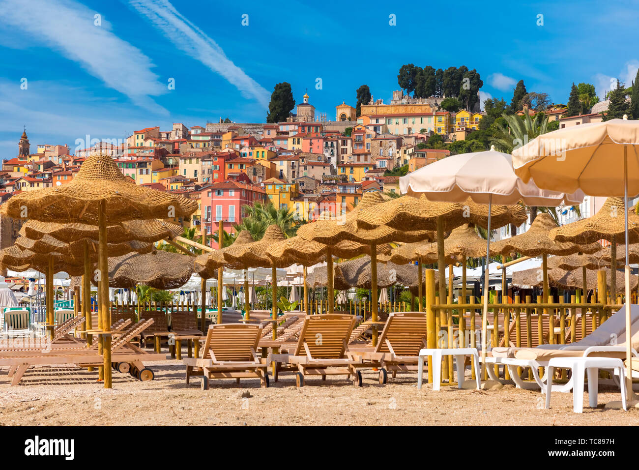 Menton, French Riviera, France Stock Photo - Alamy