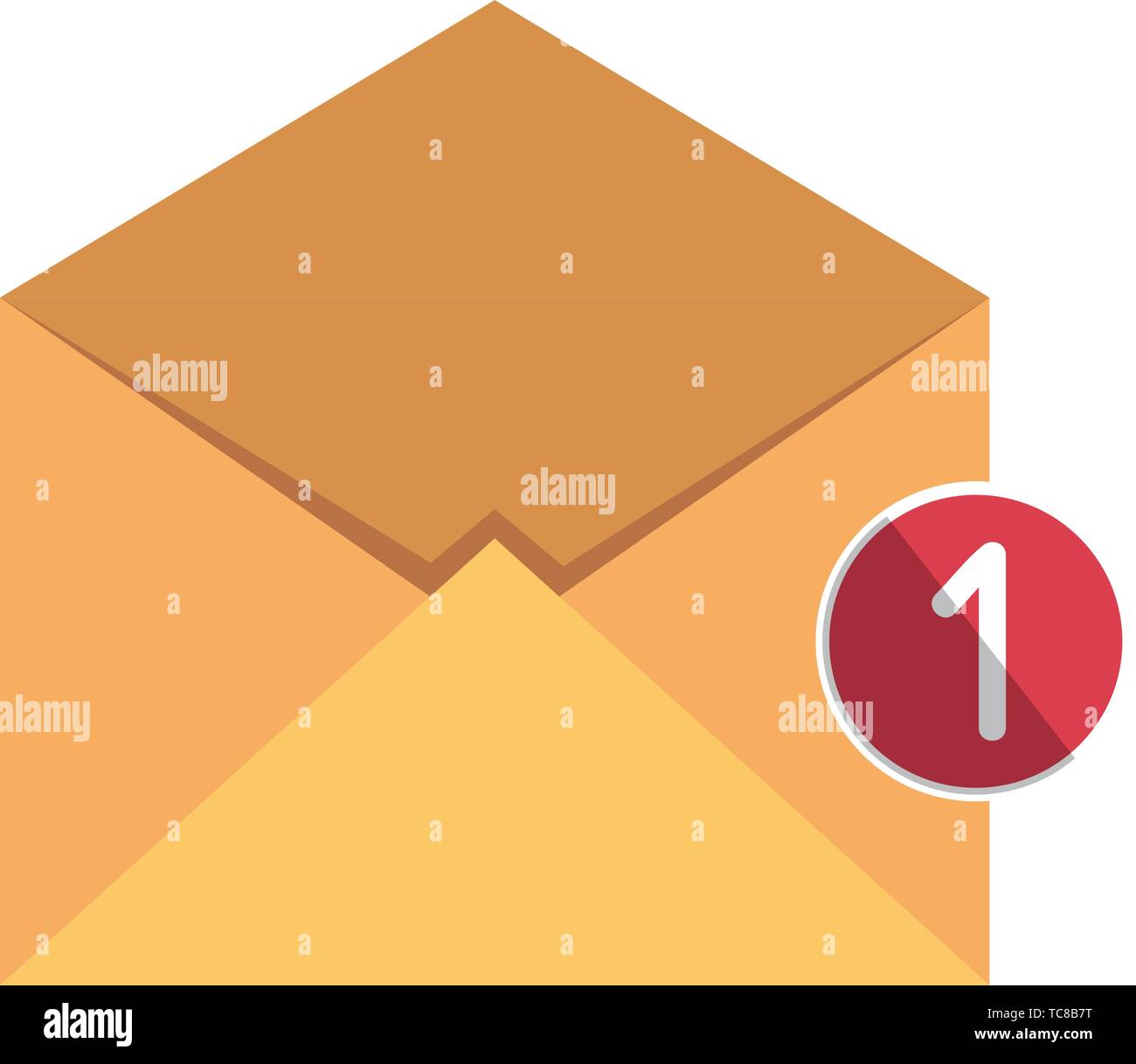 envelope mail with counter number Stock Vector Image & Art - Alamy