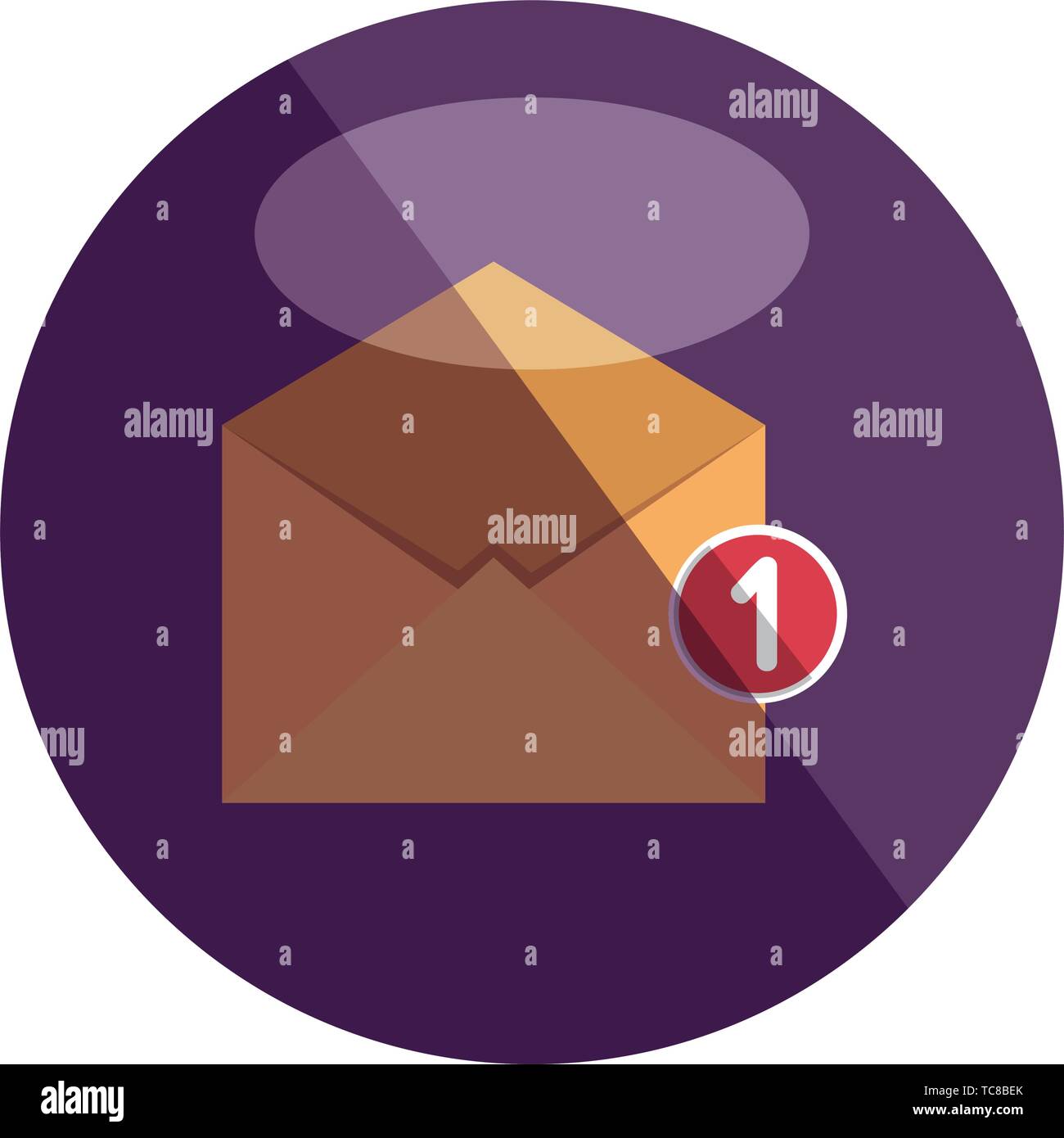 envelope mail with counter number Stock Vector Image & Art - Alamy