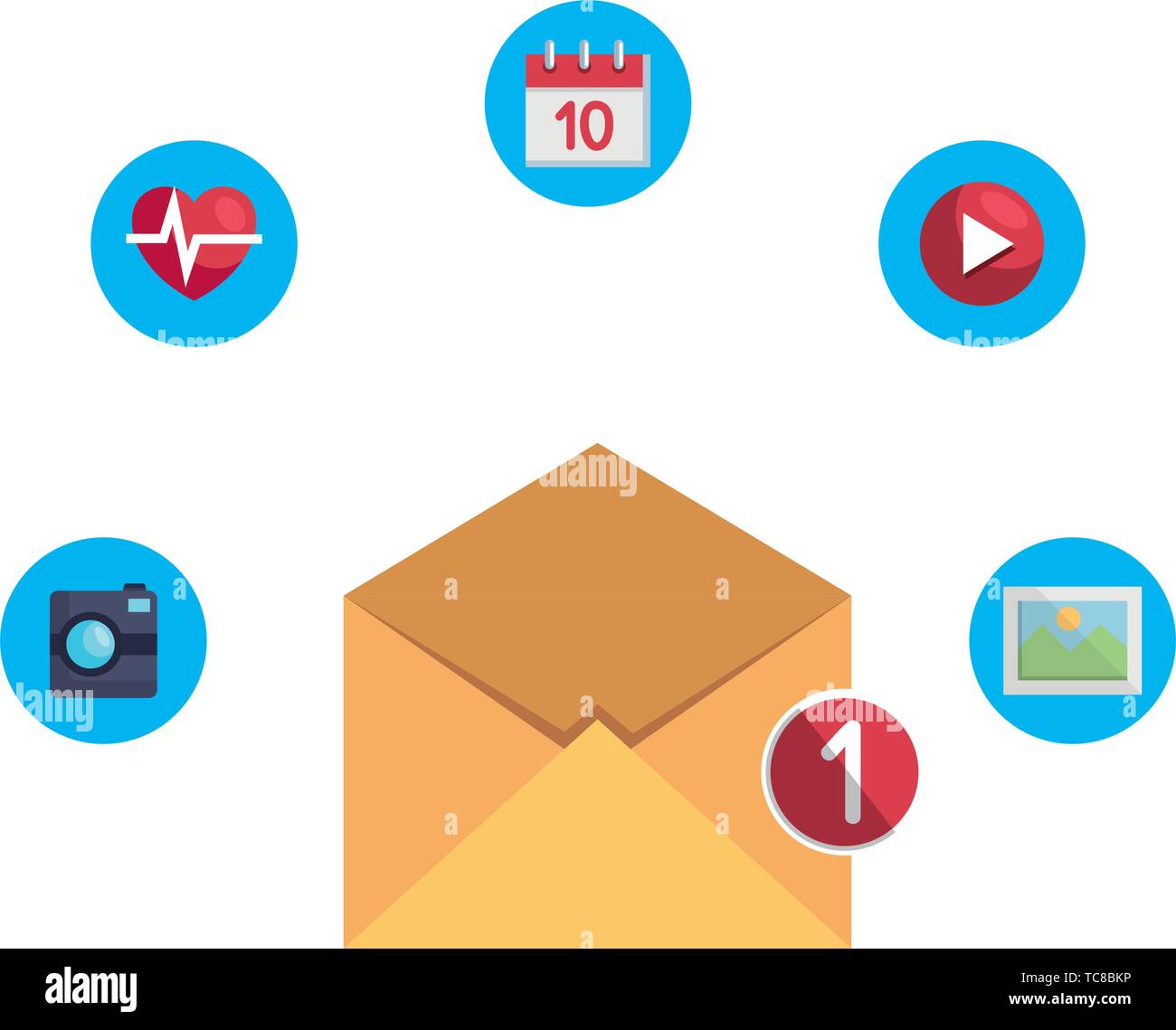 Photographic envelope Stock Vector Images - Alamy