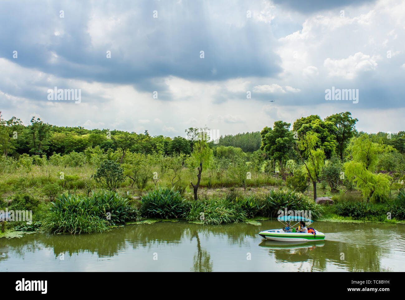 Scenery of Gucun Park in Shanghai Stock Photo - Alamy