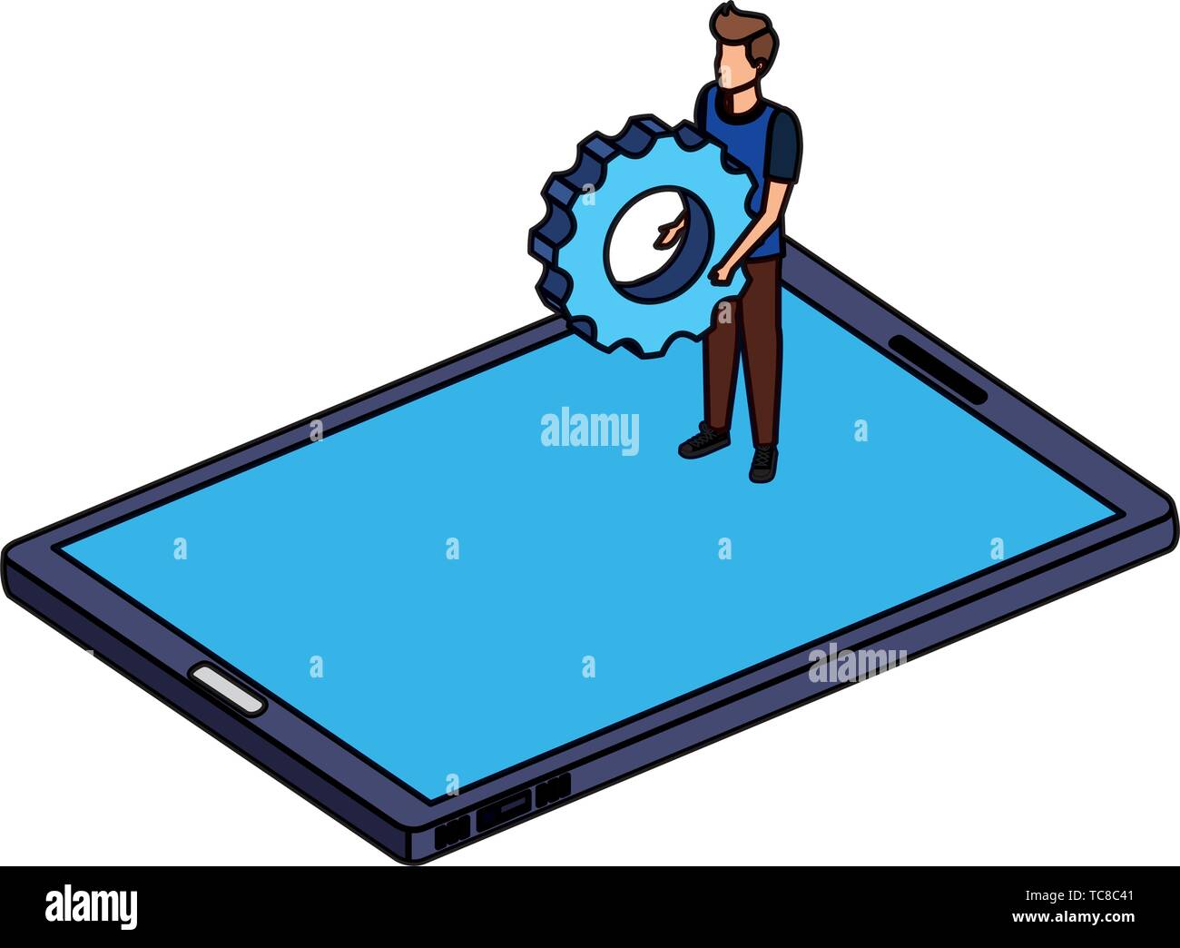 Mechanical lift device Stock Vector Images - Alamy