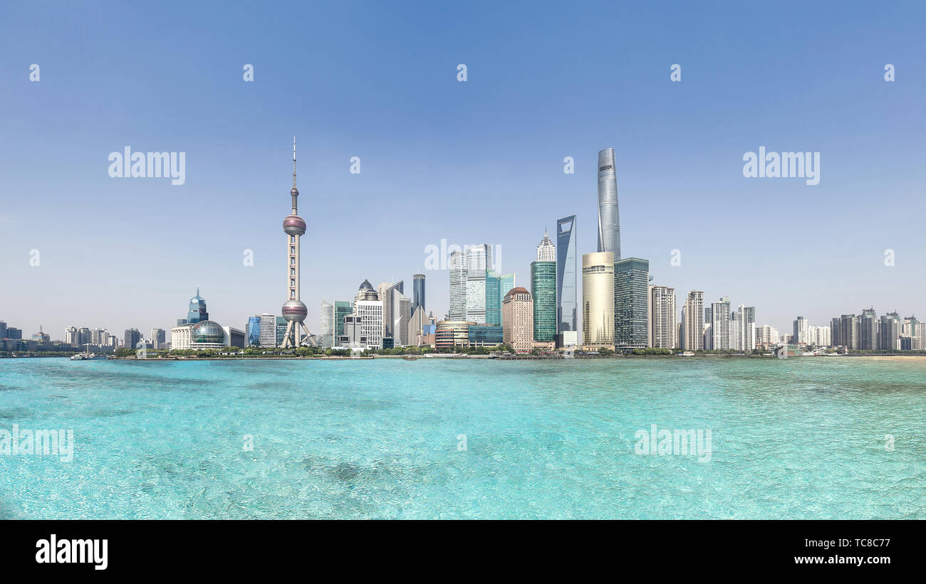 Shanghai City Scenery Stock Photo - Alamy