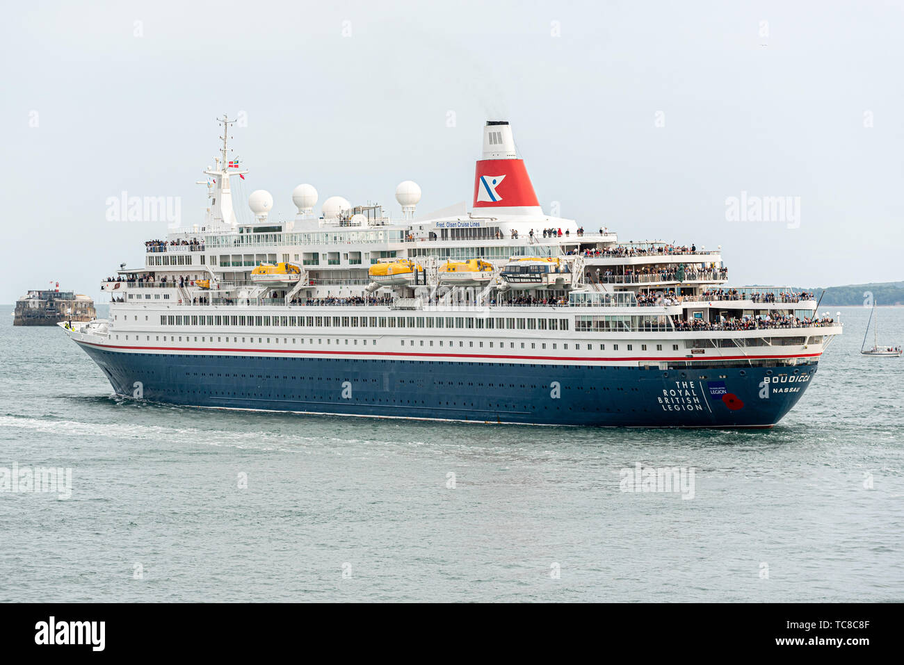 Portsmouth Harbour, Hampshire, UK, 5 June 2019, D-Day 75 National ...