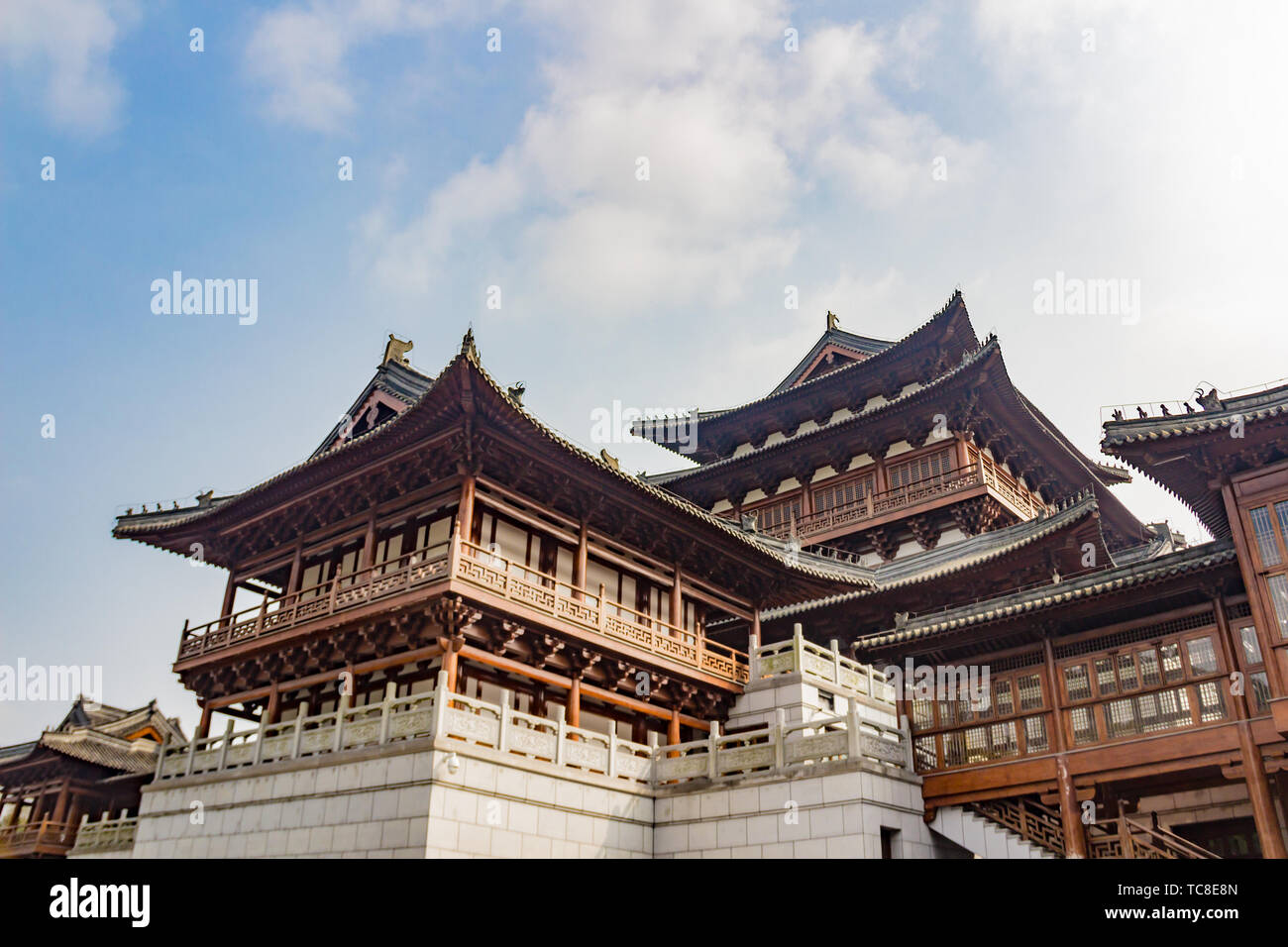 Ancient religious buildings and eaves hi-res stock photography and ...