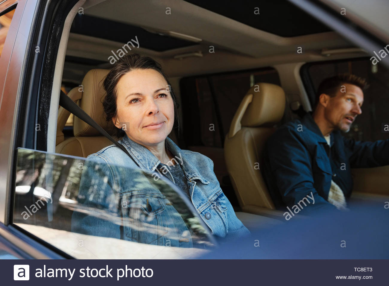 Riding open car hi-res stock photography and images - Alamy